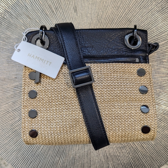 Hammitt | Bags | Nwt Hammitt Tony Small Chaparral Raffia Crossbody Bag ...